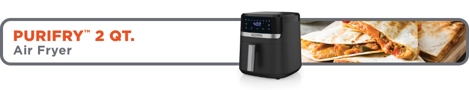 Purify 2 QT Air Fryer | BLACK + DECKER
