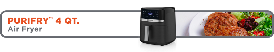 Purify 4 QT Air Fryer | BLACK + DECKER