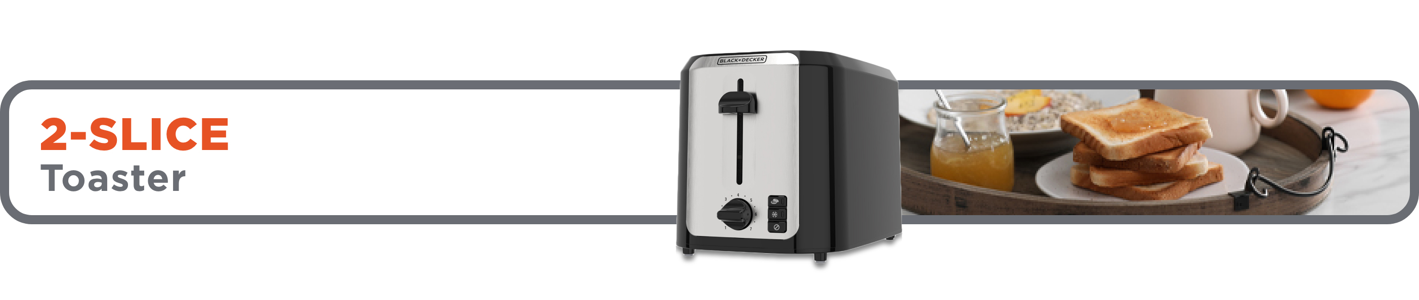 2-Slice Toaster TR7827-1BD | BLACK + DECKER